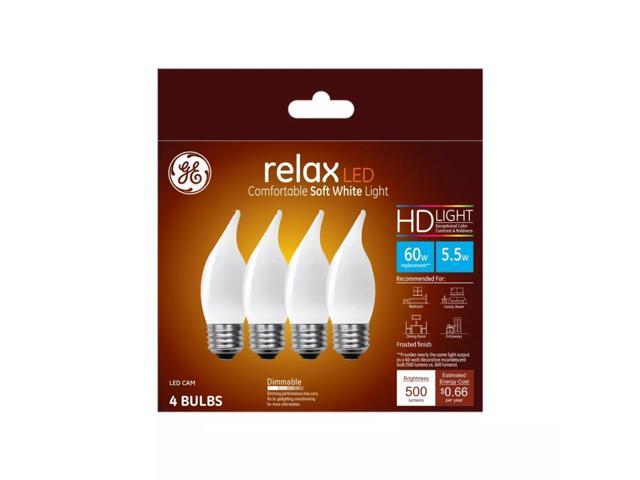 Click here for (pack of 4 bulbs) GE 48265 relax LED Decorative Ch... prices