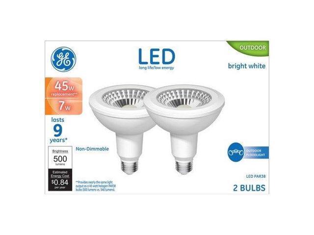 Click here for (2 bulbs) GE 96975 LED PAR38 Floodlight  45 watt e... prices