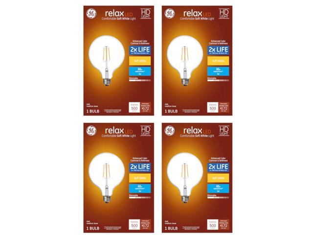 Click here for (4 bulbs) GE 41857 relax LED G40 Globe HD Light  6... prices