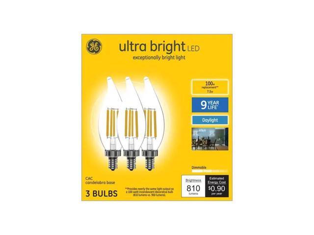 Click here for GE ultra bright LED 100 watt equivalent CA12 Dayli... prices