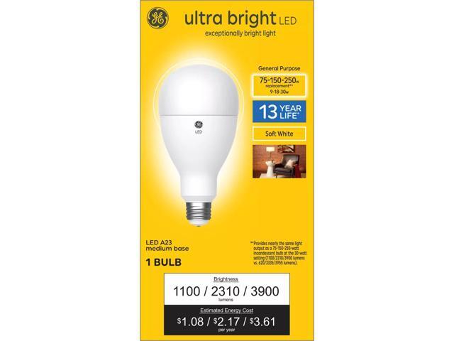 Click here for Plump GE ultra bright LED 3-way light bulb  75/150... prices