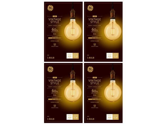Click here for (case of 4) GE 42184 Vintage LED G40 Light Bulb  D... prices