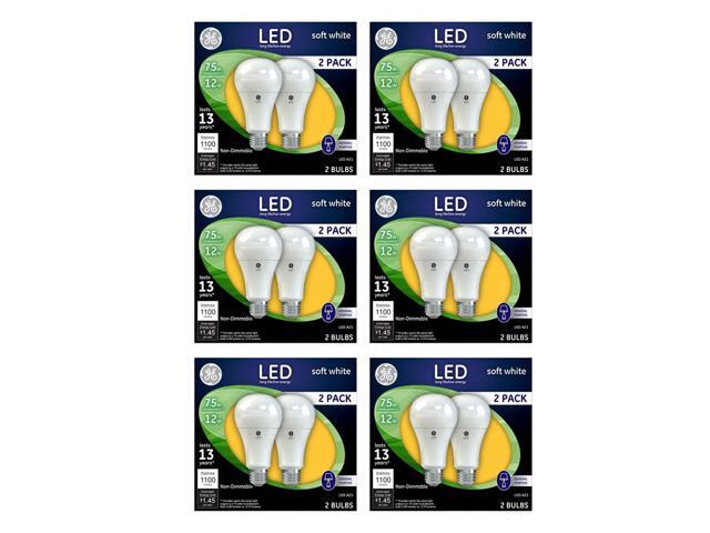 Click here for (12 bulbs) GE 65762 LED 75 watt equivalent  Soft W... prices