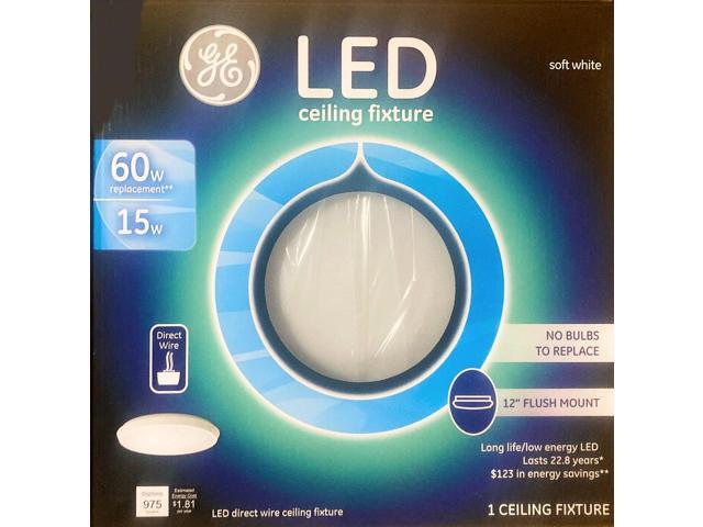 Click here for GE Lighting 98813 LED Ceiling Fixture  15-watt (60... prices