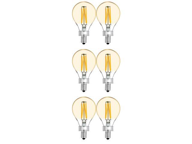 Click here for (6 bulbs) GE Lighting 42160 LED A15 Vintage Amber... prices