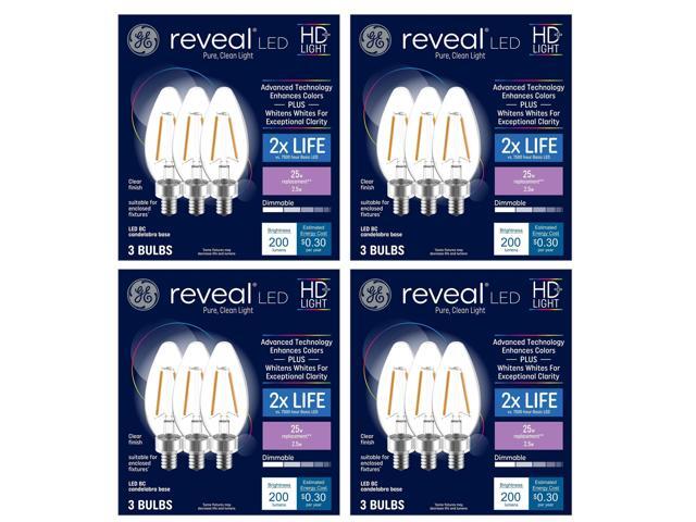 Click here for (12 bulbs) GE 42465 Reveal LED Chandelier Bulb  20... prices