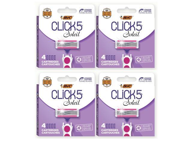 Click here for (4 packs) BIC Click 5 Soleil Womens Razor Refills... prices