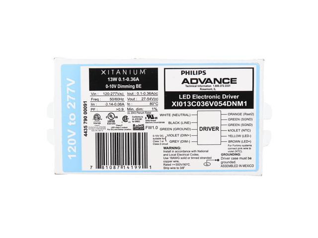 Click here for Advance XI013C036V054DMNM1 Xitanium 0-10V Dimming... prices