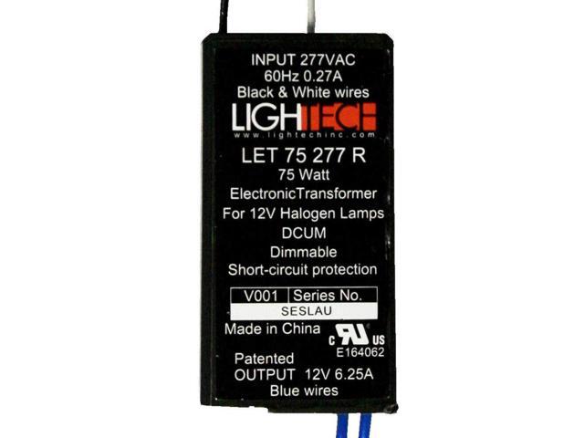 Click here for GE Lightech LET-75W-12V-RSL Electronic Transformer... prices