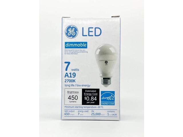Click here for GE 11332 - LED A19  7 watts  450 lumens  2700K war... prices