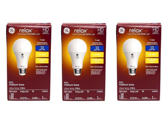 Click here for (case of 3) GE relax LED A21 3-way Light Bulb  5... prices
