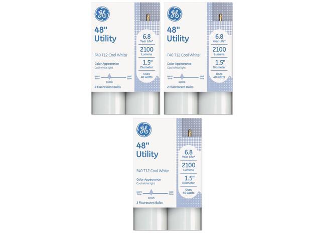 Click here for (6 tubes) GE F40T12 Fluorescent Bulbs  48 inch Lin... prices