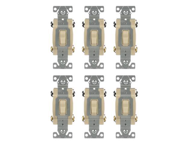Click here for (case of 6) Eaton CSB420V Toggle Light Switch  4-w... prices