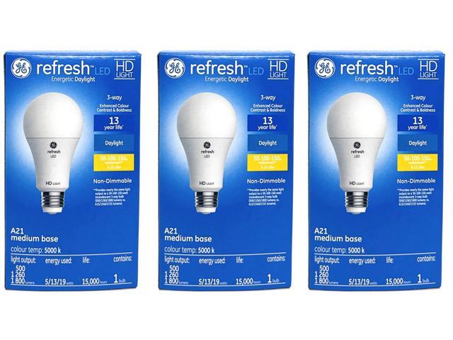 Click here for (case of 3) GE refresh LED 3 way A21  Energetic Da... prices