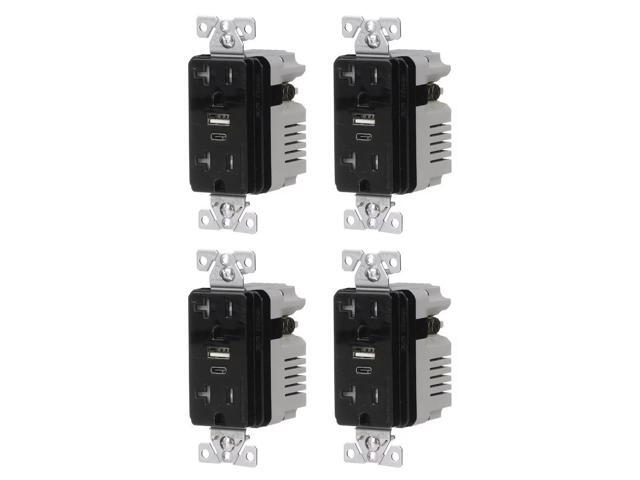 Click here for (case of 4) Eaton TRUSBAC20BK USB A & C duplex 20... prices