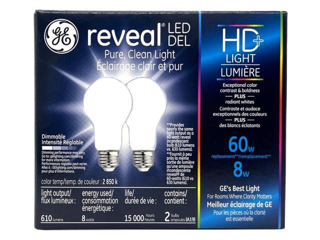 Click here for (2 bulbs) GE reveal LED A19 Light Bulb  8 watts  6... prices