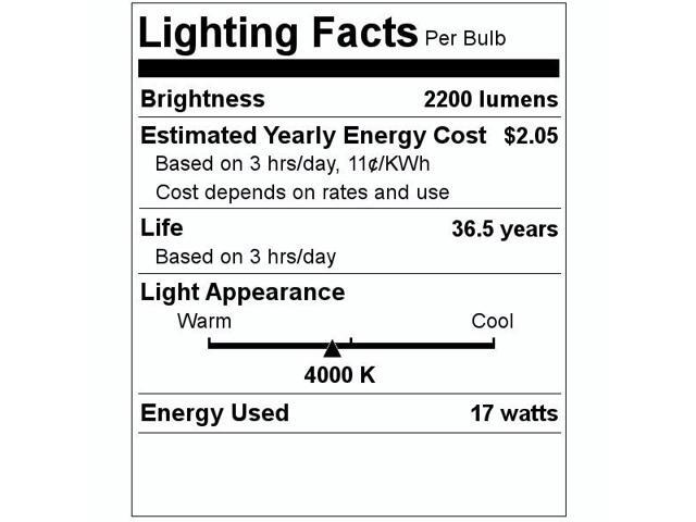 Click here for GE 39705 LED Light Bulb  High Lumen Biax  17 watt... prices