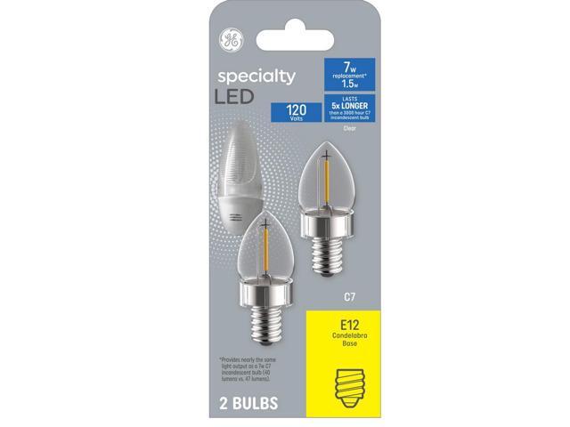 Click here for (2 bulbs) GE Lighting 93129008 LED Night Light C7... prices