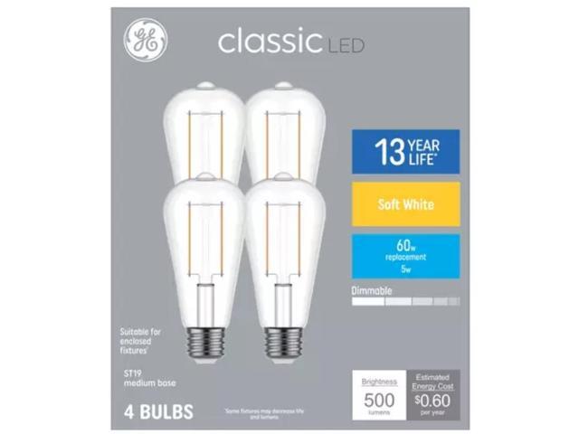 Click here for GE Classic Soft White LED Bulbs  ST19 Edison  60W... prices