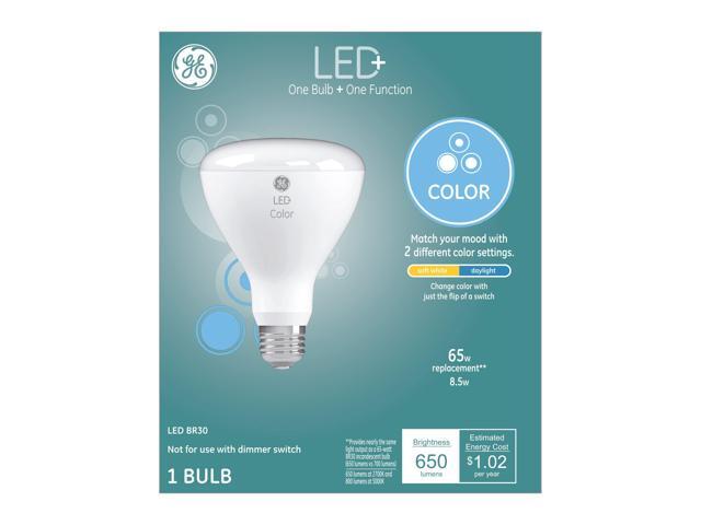 Click here for GE LED+ BR30 Soft White/Daylight LED Light Bulb wi... prices