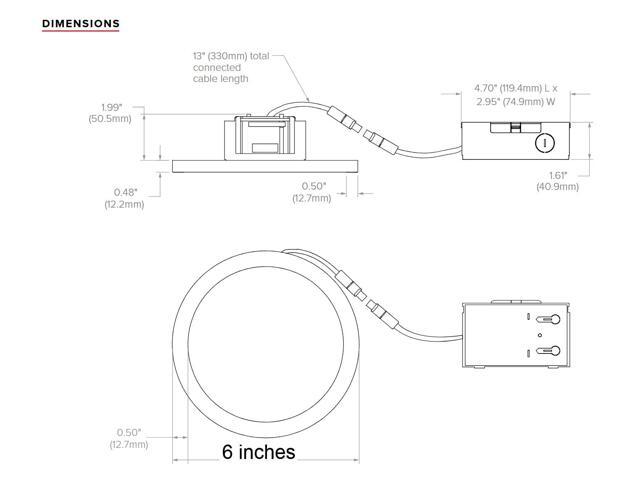 Click here for Prescolite Lite-Box edge-lit 6 inch round LED Down... prices