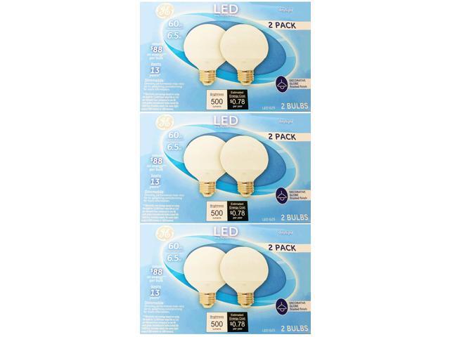 Click here for (6 bulbs) GE 37274 LED Globe  G25  60 watt equival... prices