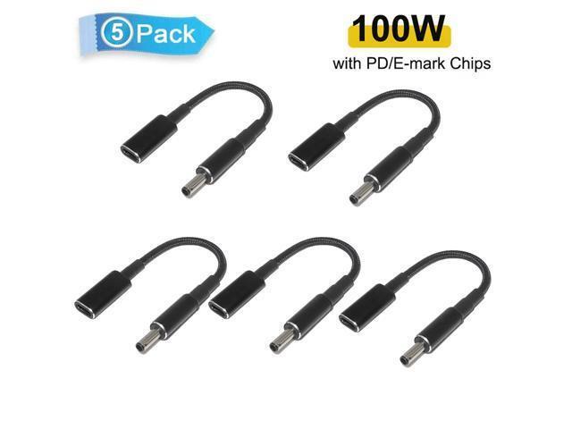 Click here for (5-Pack) 100W USB C Type C Female to 4.5x3.0mm DC... prices