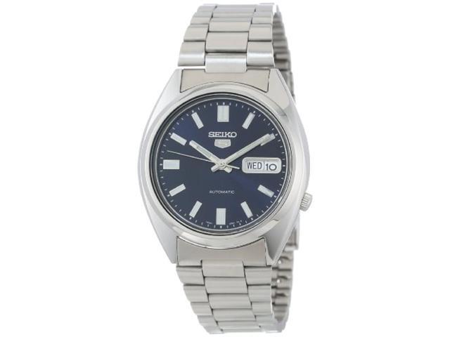 Click here for seiko mens snxs77 seiko 5 automatic blue dial stai... prices
