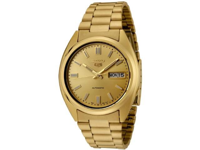 Click here for seiko mens snxs80k seiko 5 automatic gold dial gol... prices