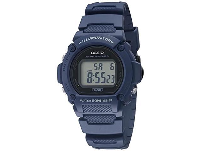 Click here for casio quartz fitness watch with resin strap  blue... prices