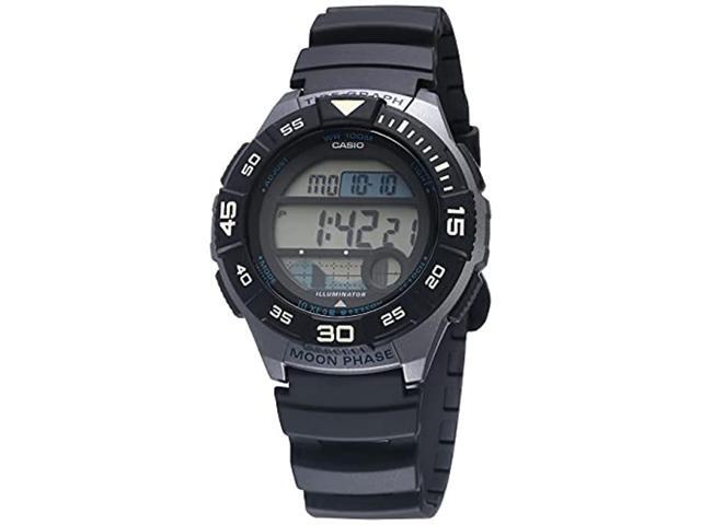 Click here for casio mens 10 year battery quartz resin strap  bla... prices