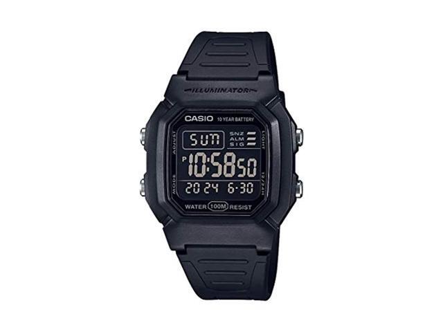 Click here for casio mens quartz watch with resin strap  black  1... prices