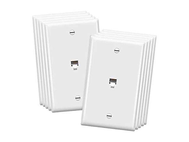 Click here for enerlites rj11 telephone jack wall plate  6-positi... prices
