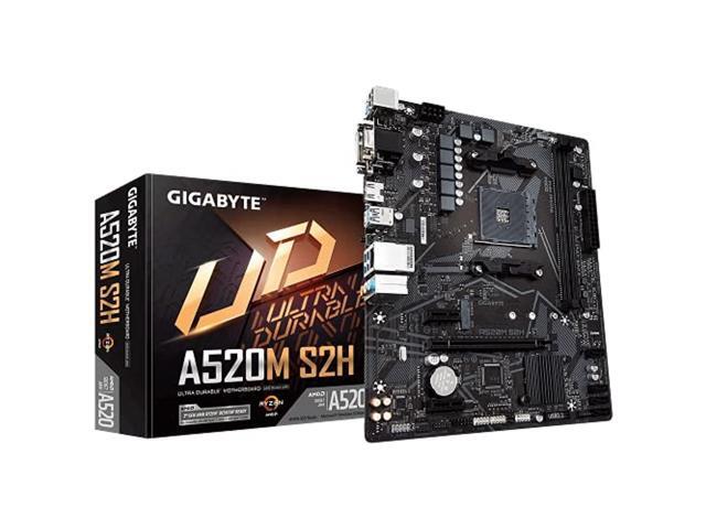 Click here for GIGABYTE A520M S2H AM4 Micro ATX AMD Motherboard prices