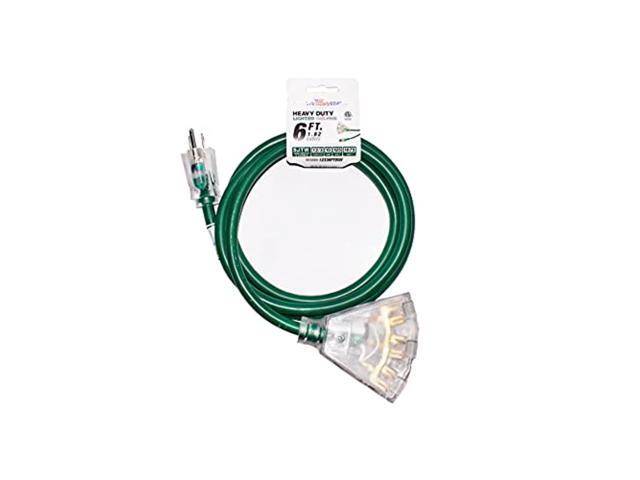 Click here for 6 ft extension cord 12/3 3-outlet sjtw with lighte... prices