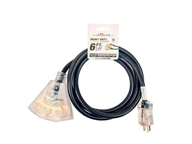 Click here for 6 ft extension cord 12/3 3-outlet sjtw with lighte... prices