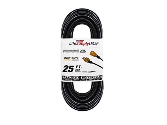 Click here for 25 ft extension cord 12/3 sjtw with lighted end -... prices