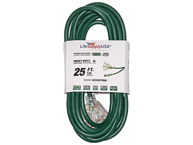 Click here for 25 ft extension cord 12/3 3-outlet sjtw with light... prices