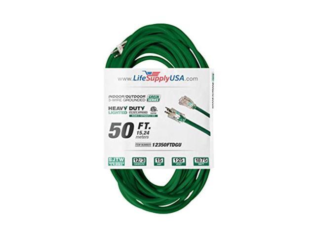 Click here for 50 ft extension cord 12/3 sjtw with lighted end -... prices