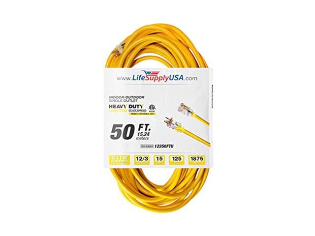 Click here for 50 ft extension cord 12/3 sjtw with lighted end -... prices