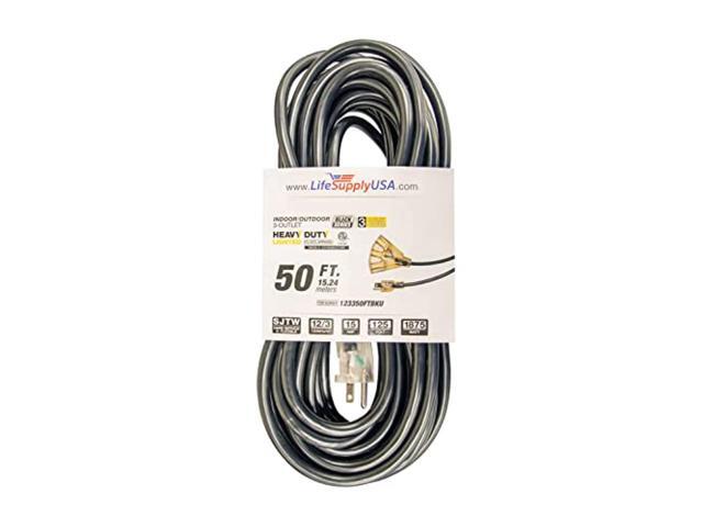 Click here for 50 ft extension cord 12/3 3-outlet sjtw with light... prices