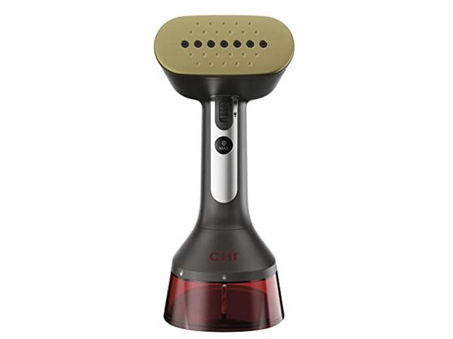 chi handheld garment steamer for clothes 2 continuous steam modes  full-size 300 ml capacity water tank  ergonomic handle  1600 watts  10 cord  red...