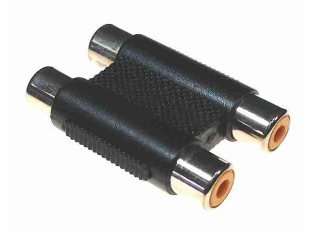 Click here for Dual RCA (female) to Dual RCA (female) prices