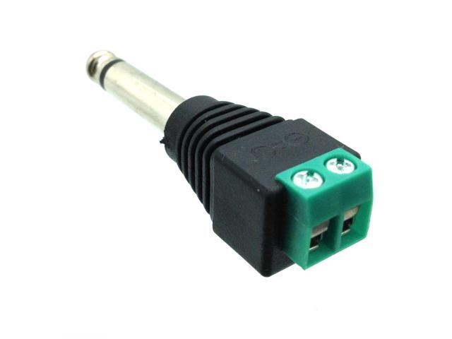 Click here for 1/4 Inch Mono Male to Screw Terminal Adapter prices