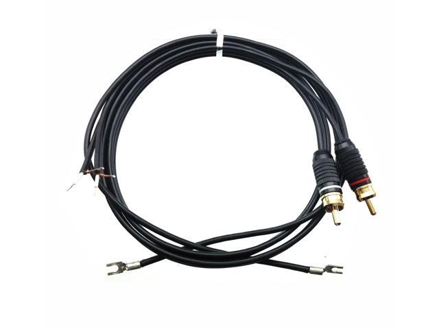 Click here for Turntable Cable RCA to Bare End with Ground Lugs prices