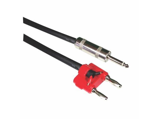 Click here for 1/4 inch to Dual Banana 2 Conductor  16 awg Pro Au... prices