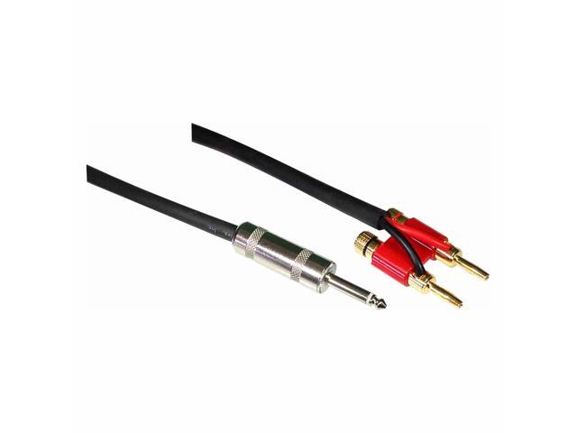 Click here for 1/4 inch to Dual Banana 2 Conductor  12 awg Pro Au... prices