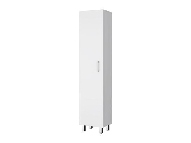 Click here for Clarno Tall Storage Cabinet  Single Door with Broo... prices