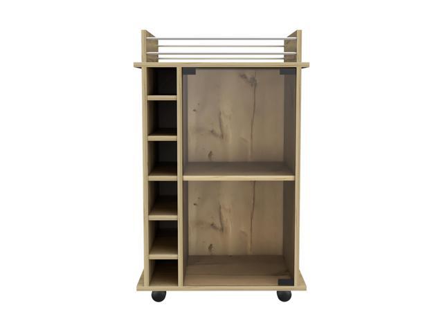 Click here for Vegas Bar Cart  Two Tier Cabinet  Six Cubbies For... prices