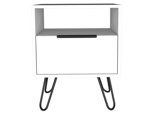 Click here for Vienna Nightstand  Shelves  Hairpin Legs prices